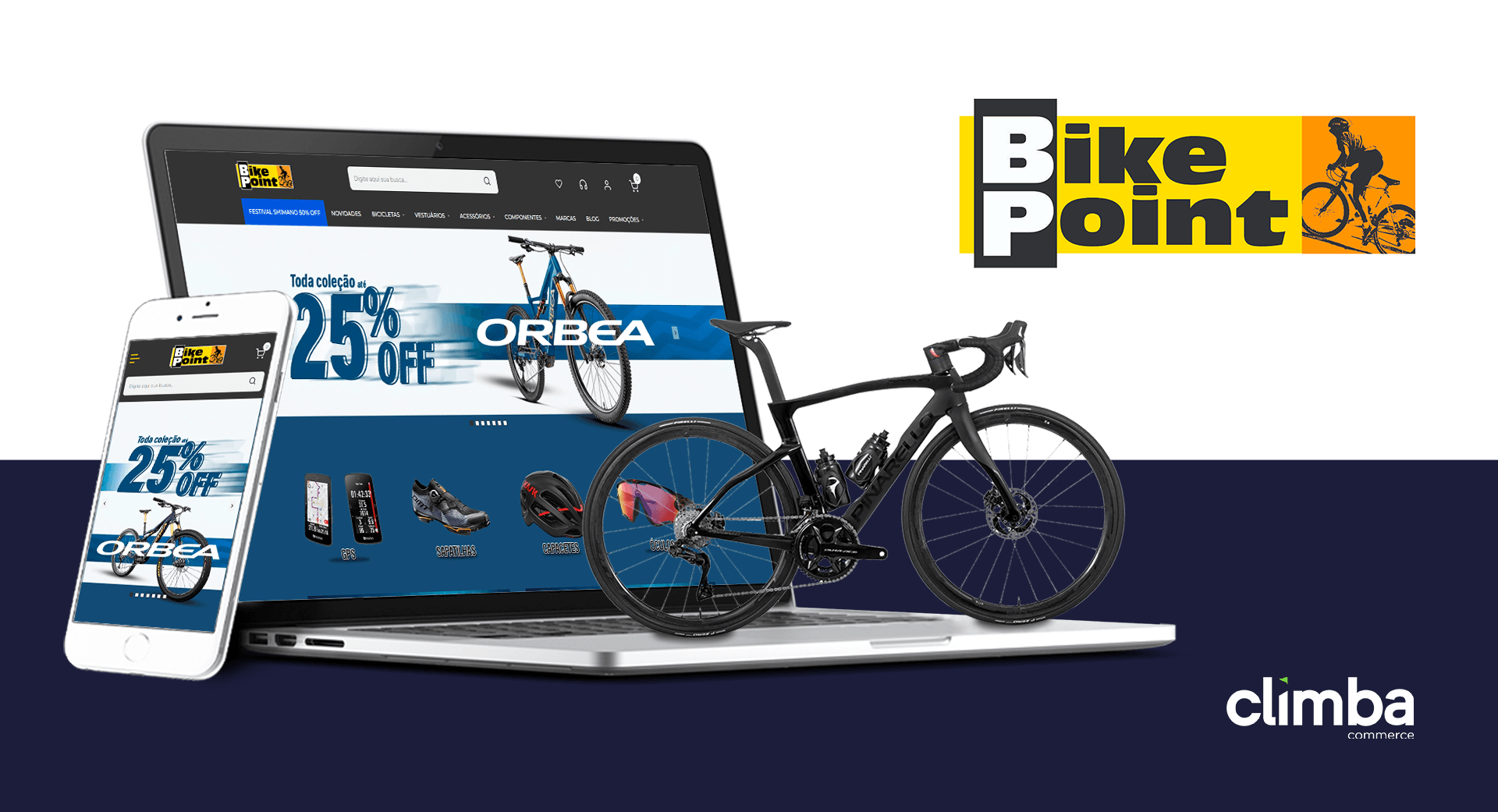 Bike Point agora conta com a tecnologia e a expertise da Climba